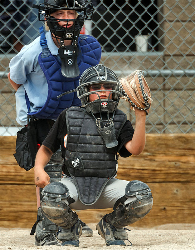Dirk and Kyle playing baseball 2009-2012